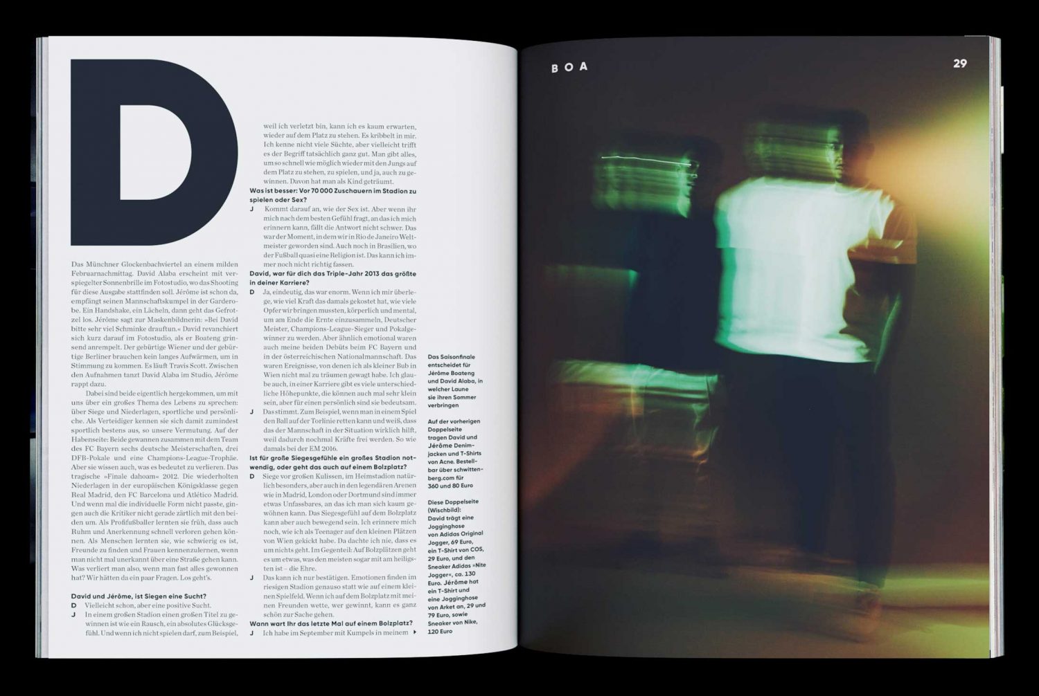 Creating BOA, the magazine by Jérôme Boateng – COPE Studio™